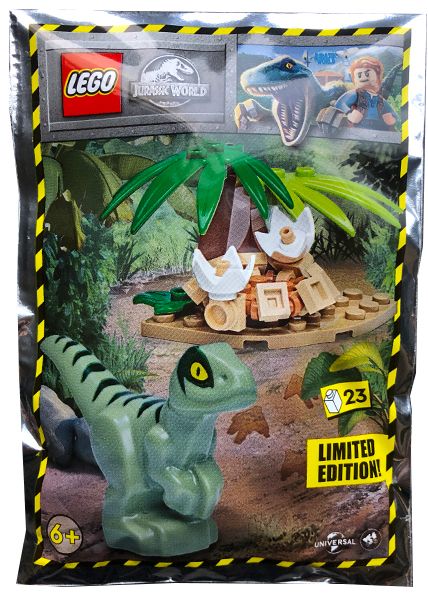 LEGO Jurassic World - Raptor with Nest foil pack - 122221 122221 Kocka ...