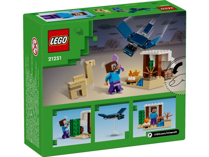 LEGO Minecraft 21251 - Steve sivatagi expedíciója 21251 Kocka Birodalom